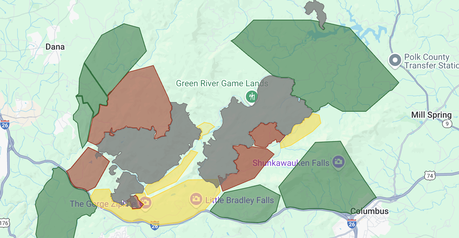 Evacuation preparedness interactive map now available | The Tryon Daily Bulletin