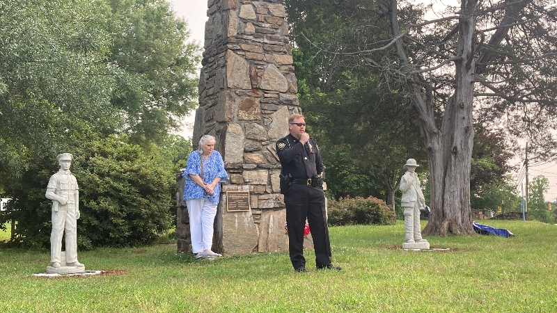Polk County GOP unveils statues honoring local heroes | The Tryon Daily ...