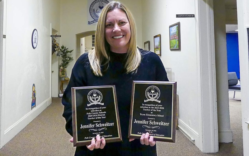 Tryon Elementary’s Schweitzer named District Teacher of the Year | The ...